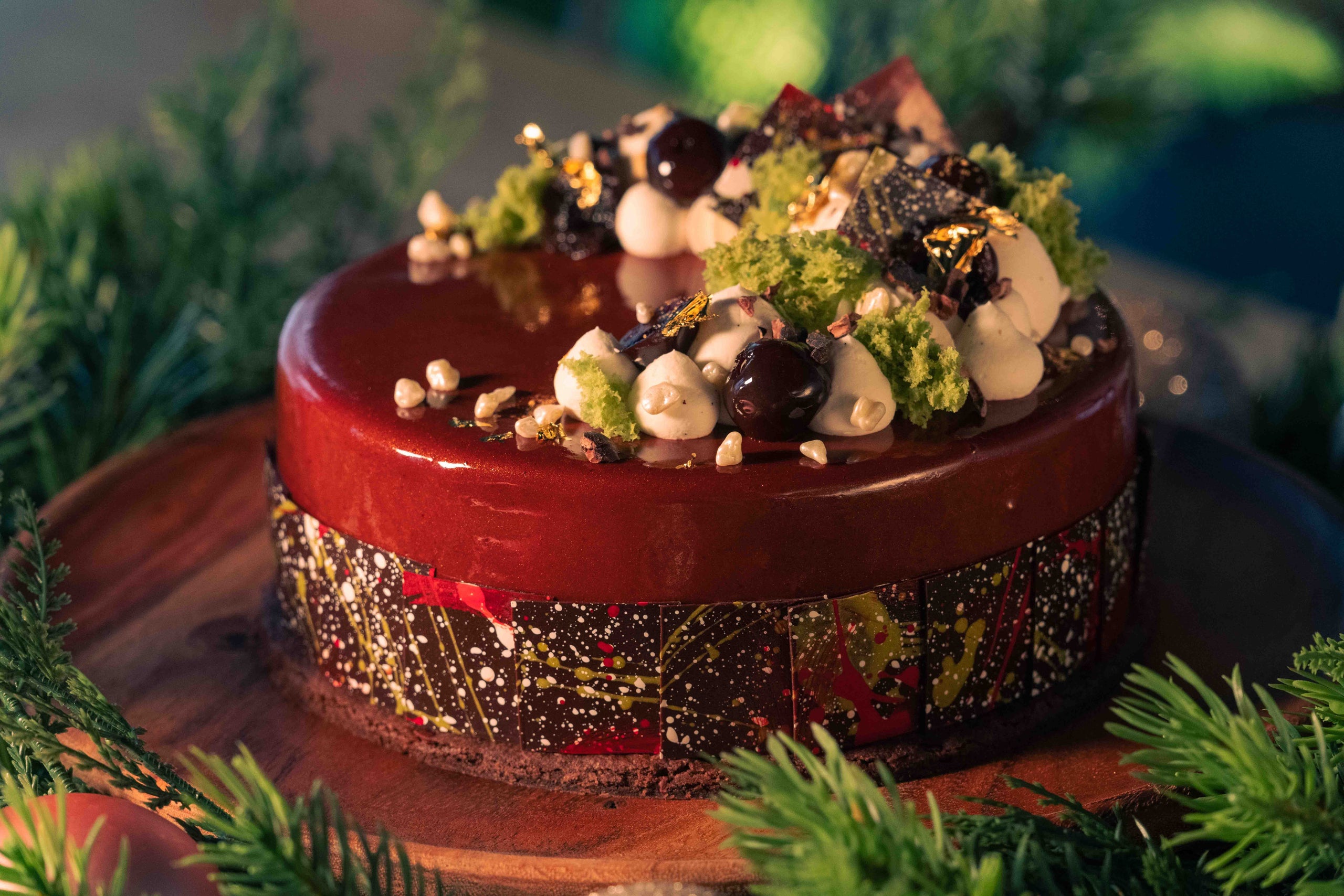 Christmas Black Forest Entremet Cake | Édeske Patisserie